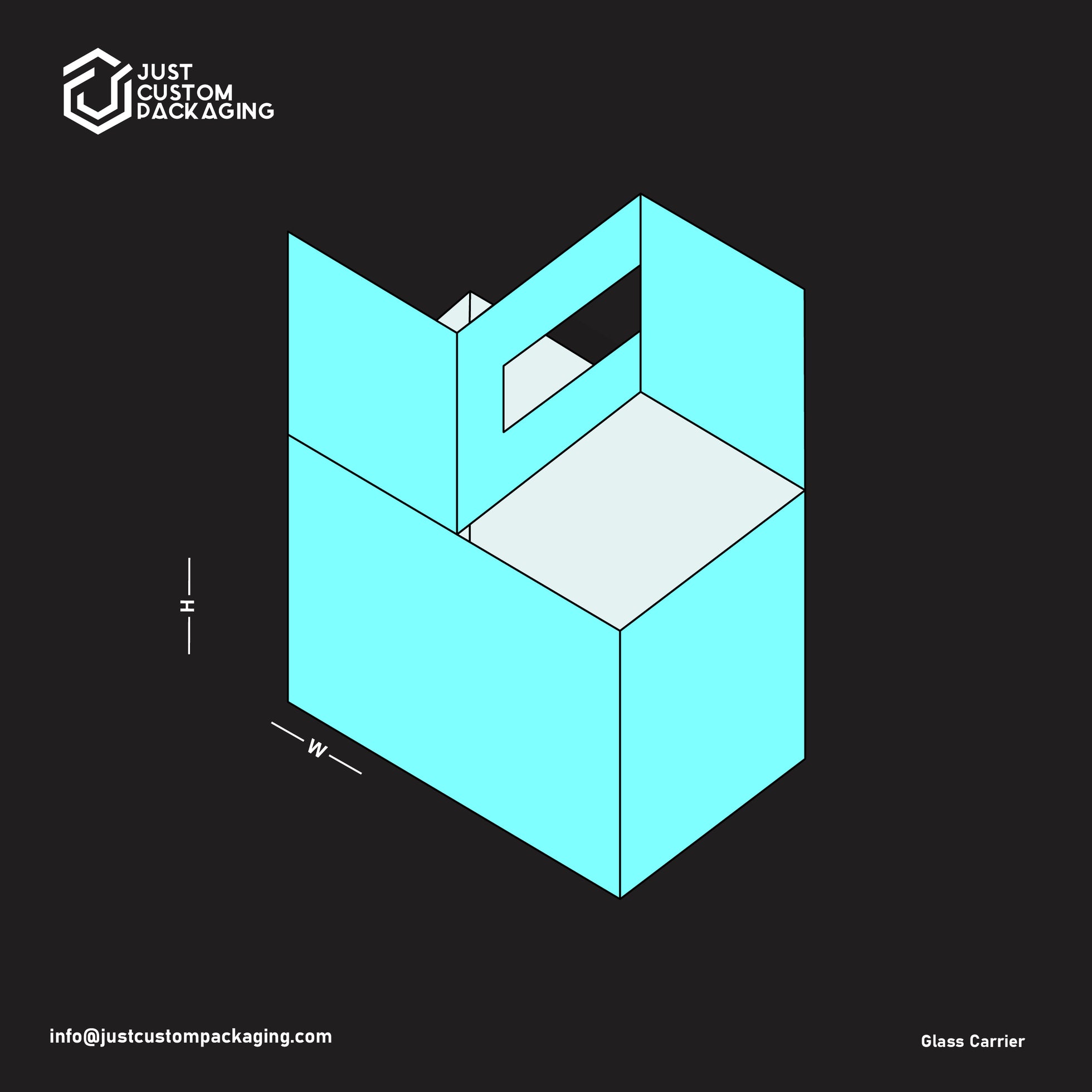 Glass Carrier – Just Custom Packaging